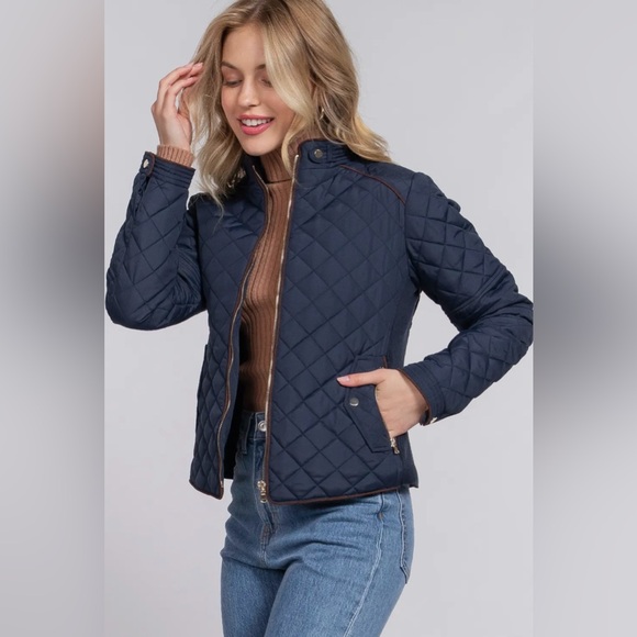 Jackets & Coats | Nwt Embrace The Day Quilted Jacket | Poshmark